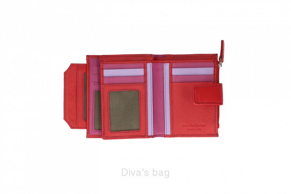 AB6121 - Multicolor Leather Wallet